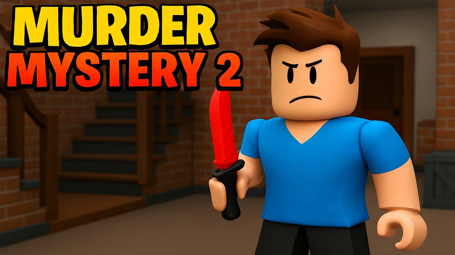 Играю в Murder Mystery 2 в Roblox