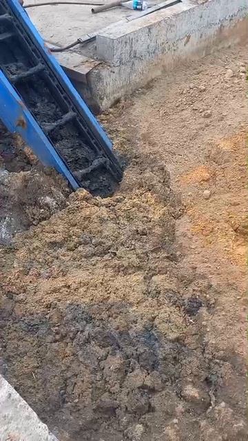 Транспортер для ила. Конвейер цепной "КЦ 400-80", 12м, L-образный