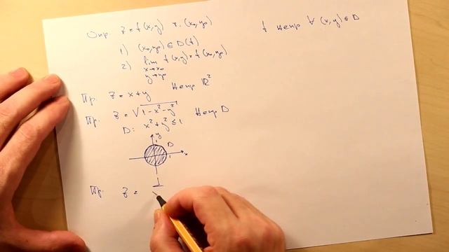 Непрерывность функции двух переменных. Тема