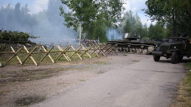 Выборгский штурм. Реконструкция 9 августа 2025 год, город Выборг.