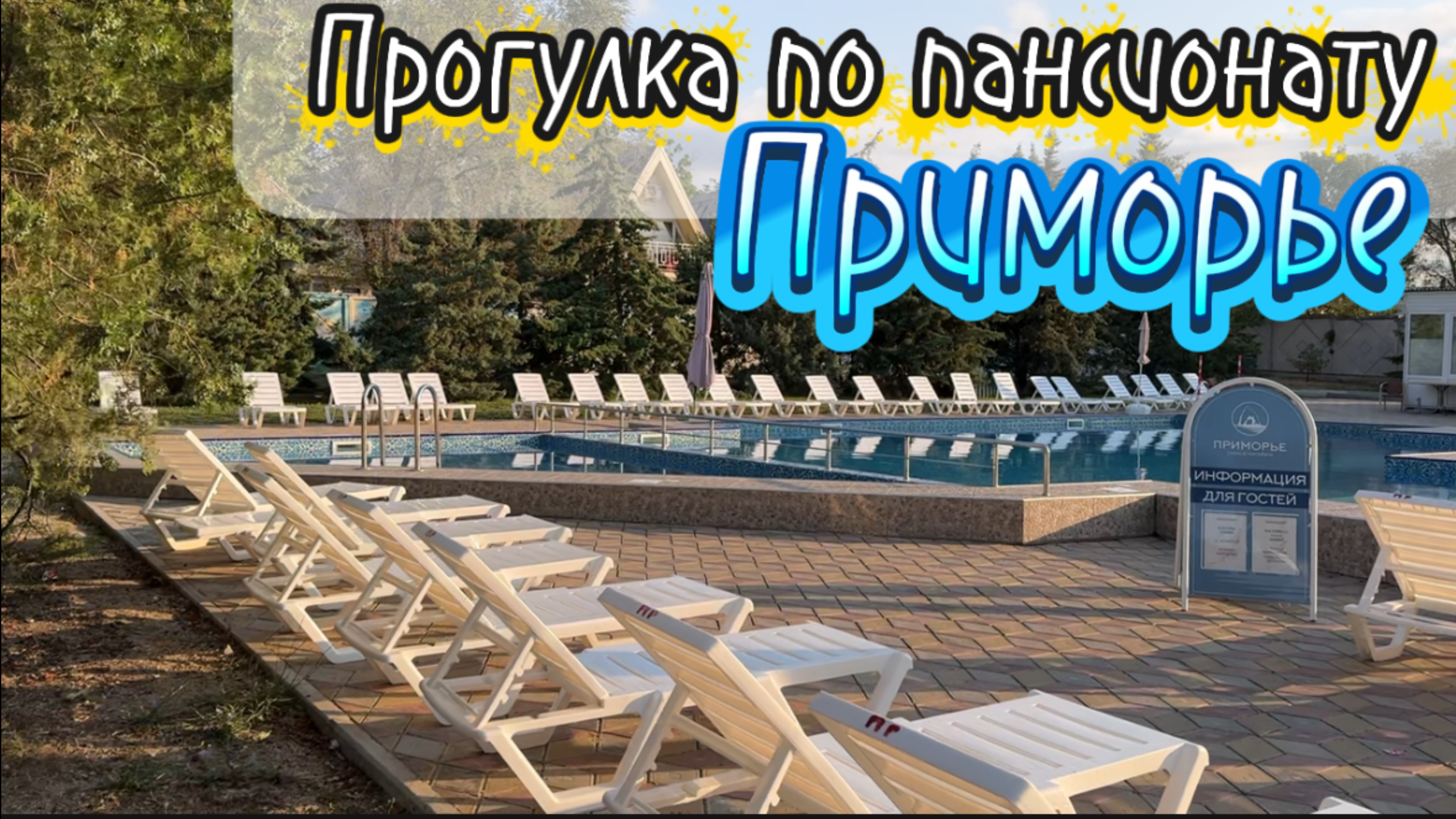 Живописный маршрут по пансионату «Приморье»: магнолии, айва и дорога к бассейну. Коктебель, Крым