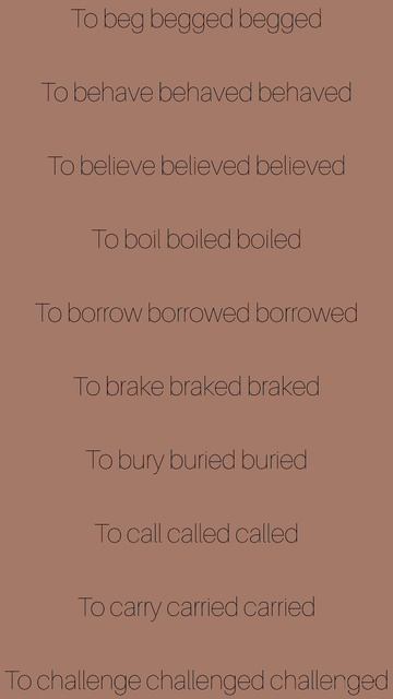 Правильные Глаголы Часть 3 Regular Verbs Part 3