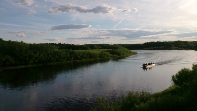 Старое видео из личного архива. Река Ухта. 10 июля 2017 г.