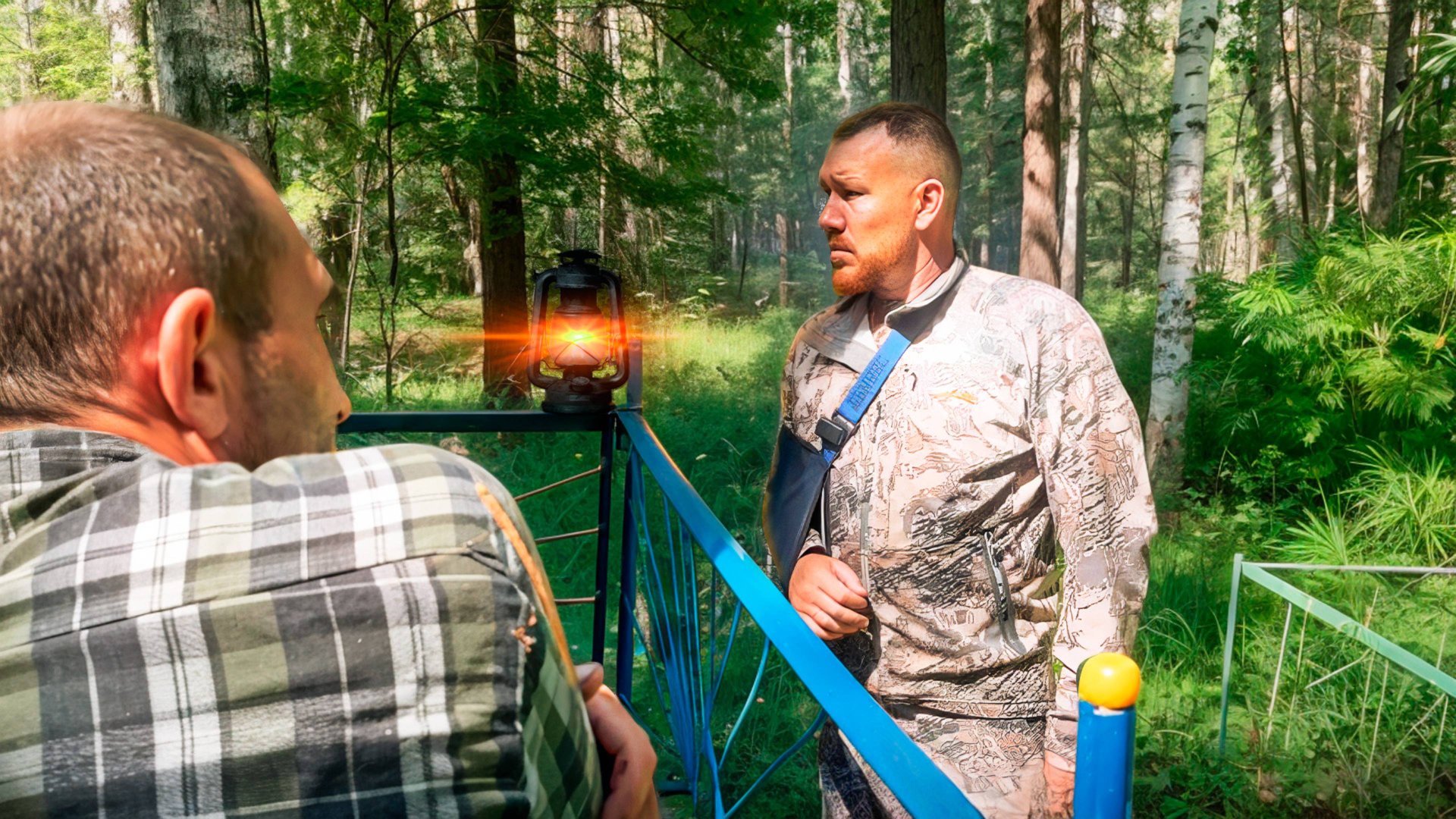 Заброшенное кладбище в заброшенной деревне