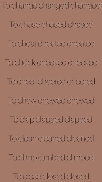 Правильные Глаголы Часть 4 Regular Verbs Part 4