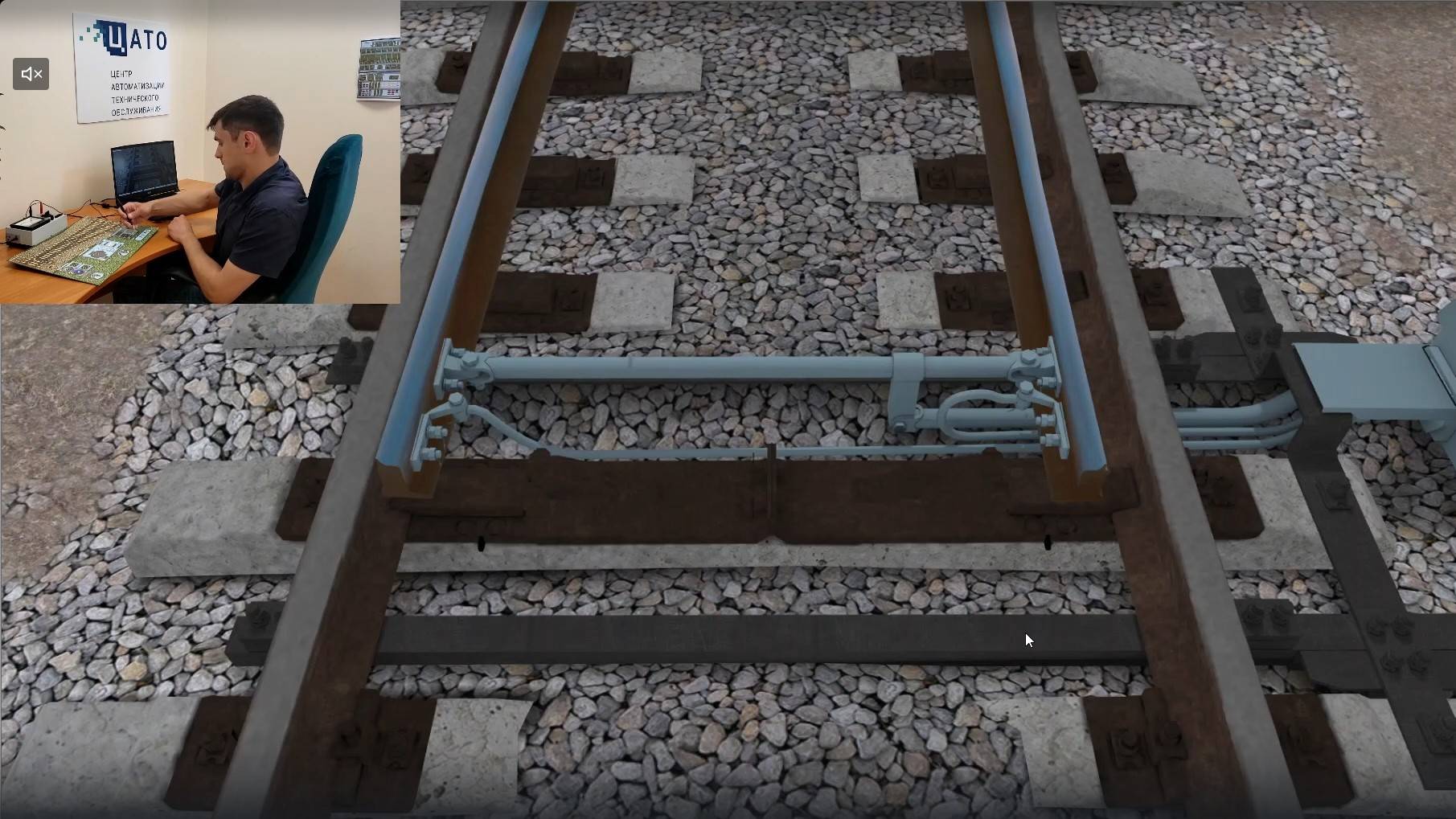 Измерительный обучающий стенд напольного технологического  оборудования устройств СЦБ (ИОС НО)