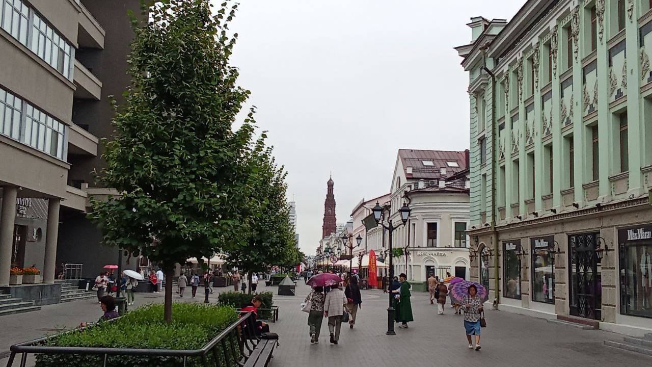 Казань, улица Баумана, летом 2025