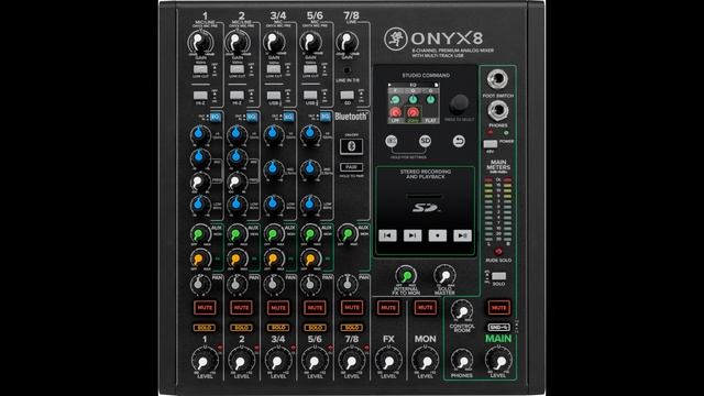 Первая проба. Учимся вместе с мужем на микшере MACKIE ONYX8.