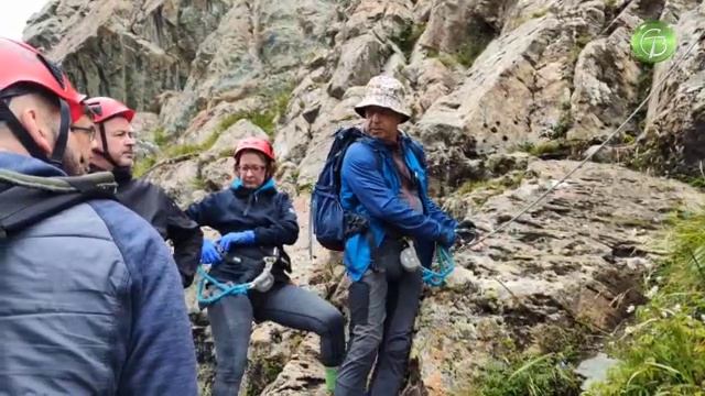 «Наши герои» в горах Актру