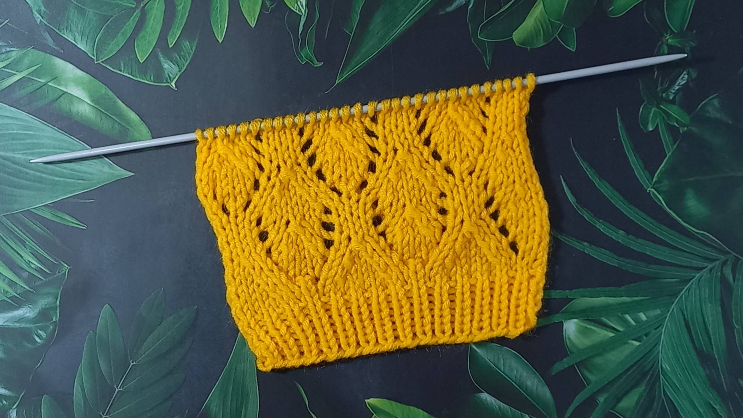 МК Узор спицами