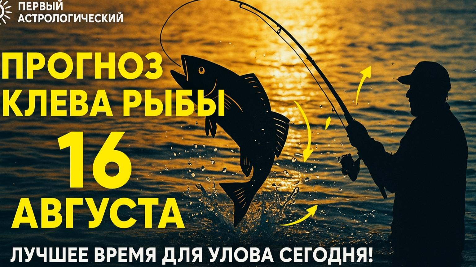 Прогноз клева рыбы на 16 августа 2025 | Лучшее время для улова сегодня