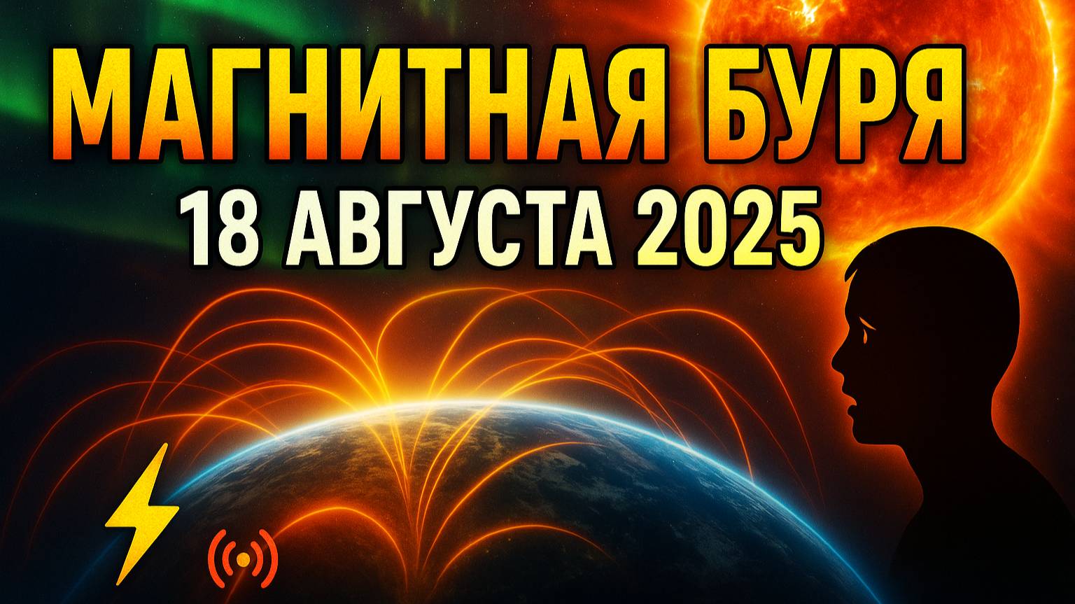 СРОЧНО! МАГНИТНЫЕ БУРИ 18 АВГУСТА 2025 — K-индекс до 8 (G3)! Прогноз NOAA: когда ждать пик?