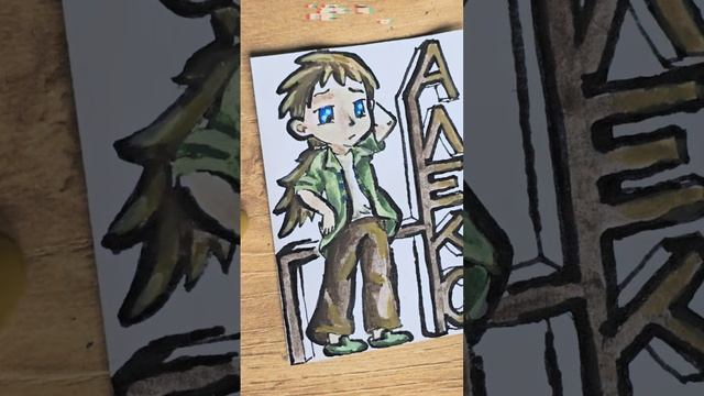 Создание персонажа Алекс хендмейд ускоренное рисование таймлабс FiBoPlay #anime #топ #музыка