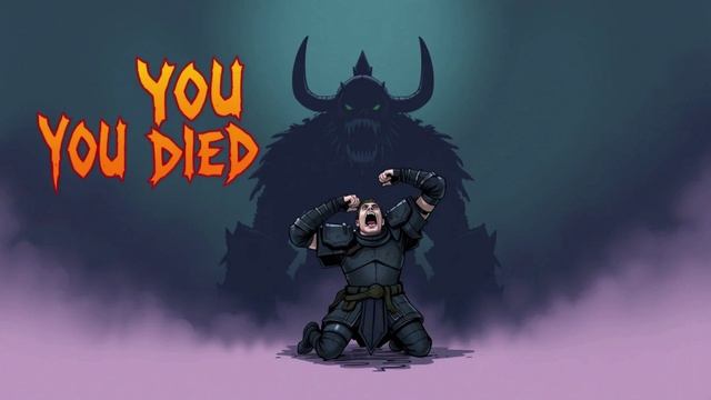 тяжелый рок (Dark Souls) БОМБИТ!  Экран погас, и ТЫ УБИТ!