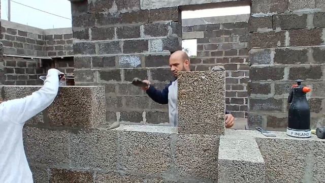 Строим дом. Межкомнатные стены. Кладка блоков. Выпуск № 21