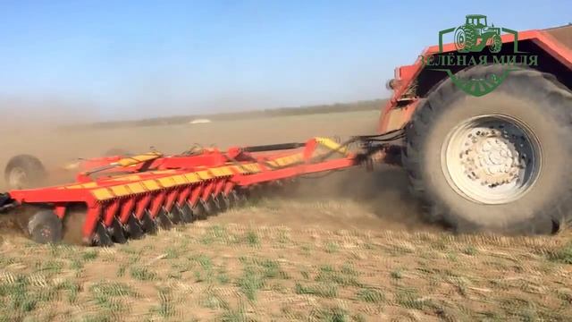 Борона дисковая КОРТЕС 5х2 с Кировцом К-744Р1 на демпоказе, Ставропольский край