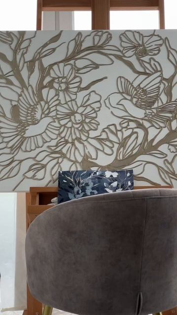 Стильный акцент для дома: объемная картина с нежной фактурой