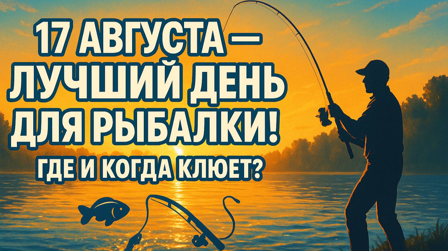 Прогноз клева рыбы на 17 августа 2025 | Лучшие места и время для улова