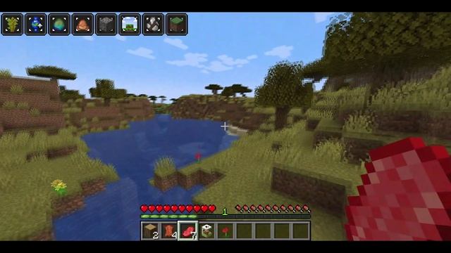 странная версия в майнкрафте "СraftMine"