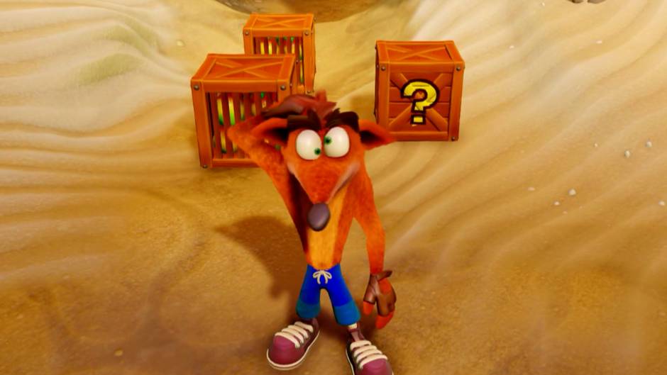 Смешная мультяшная игра Crash Bandicoot. Прохождение игры мультика 1 этап