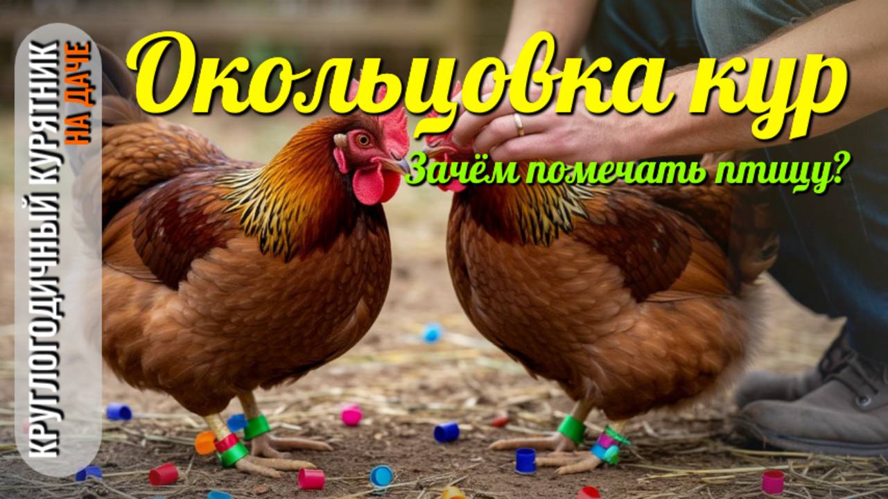 Окольцовка (маркировка) кур в курятнике. Зачем помечать птицу?
