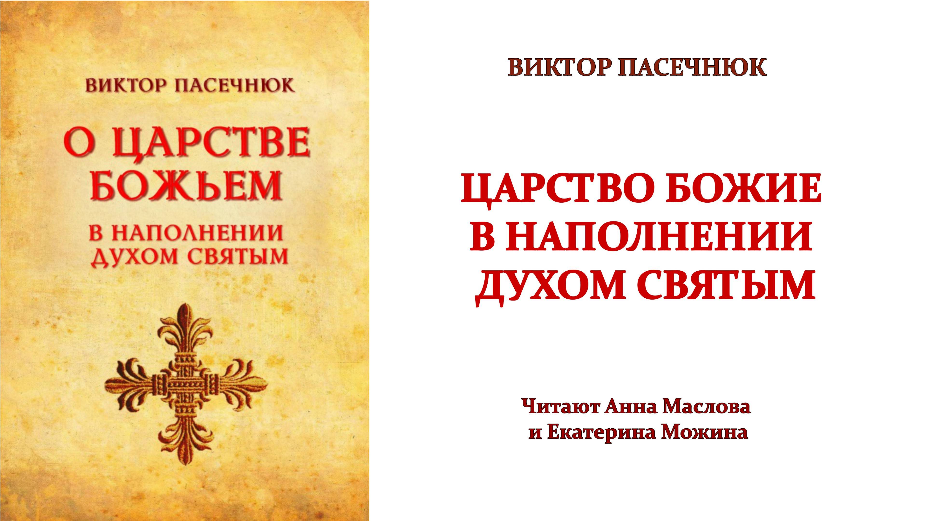 6.ЦАРСТВО БОЖИЕ В НАПОЛНЕНИИ ДУХОМ СВЯТЫМ Пасечнюк Виктор. АУДИО