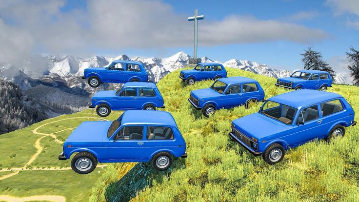 Утес смерти Калабсическая авария трамплин на горе не успел среагировать игровой мультик 3D