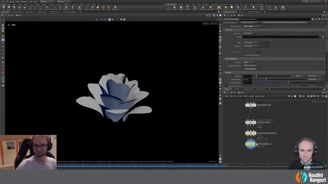Houdini Hangout - 08 13 2025 - Procedural KineFX Flowers & FLOPs - w  Danny Laursen