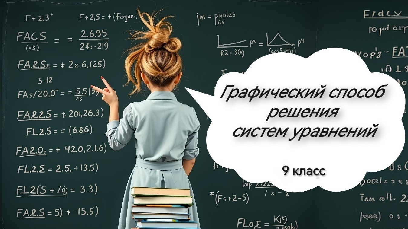 Графический способ решения систем уравнений. Алгебра. 9 класс