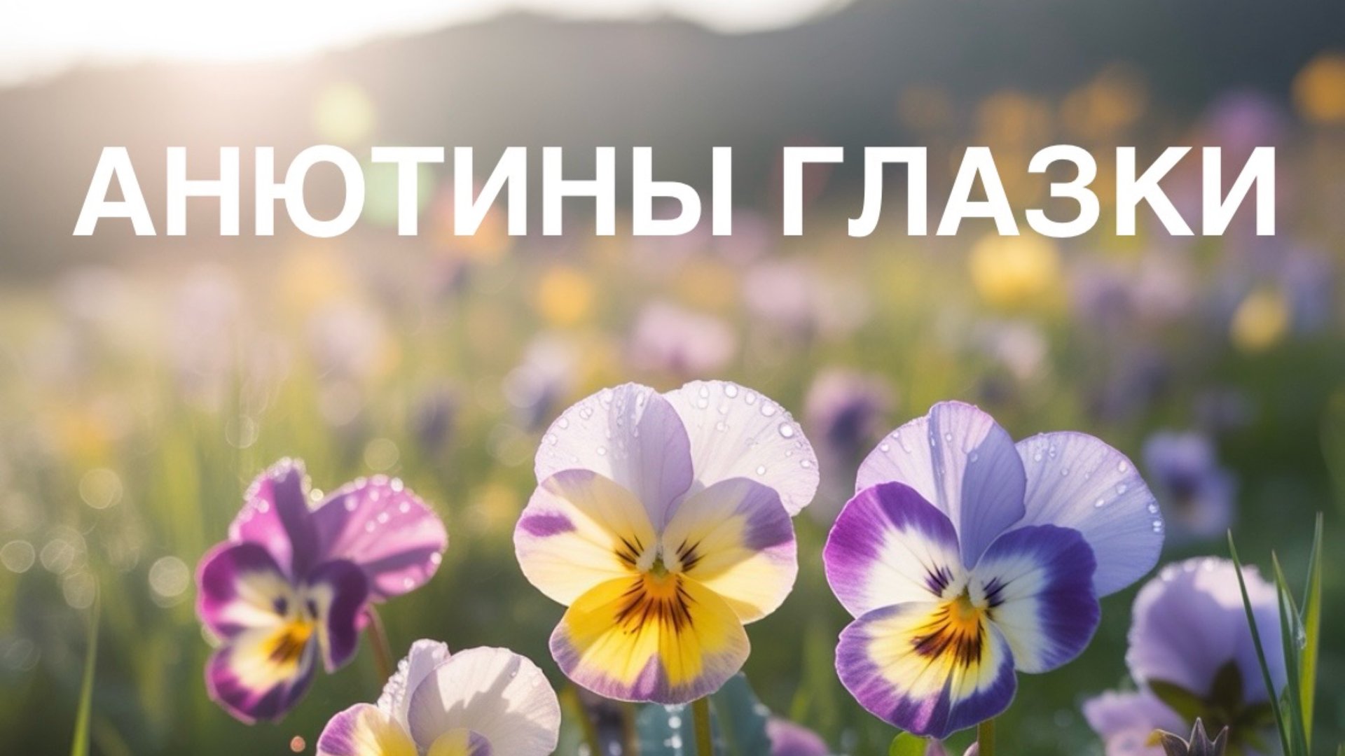 Алфавит. О РАСТЕНИЯХ. АНЮТИНЫ ГЛАЗКИ.