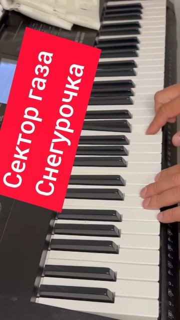 Сектор Газа - Снегурочка (Piano cover) #секторгаза #хой #сектор_газа #снегурочка