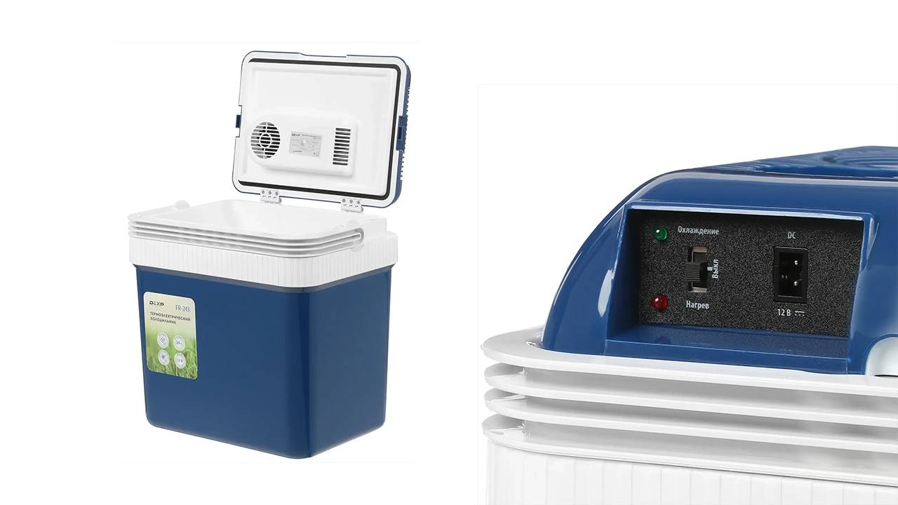 Холодильник для автомобиля с функцией нагрева