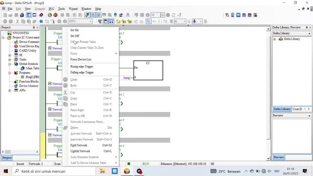 ISPSOFT Jump Programming For PLC Delta DVP