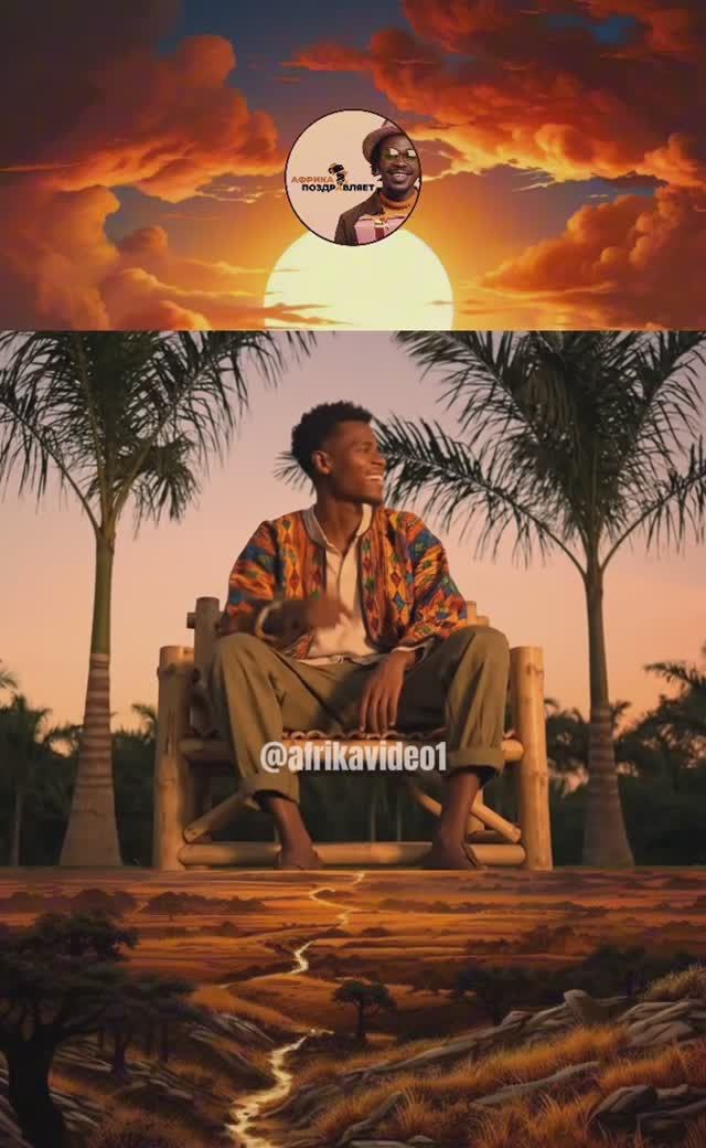 Поздравление из Африки ИИ