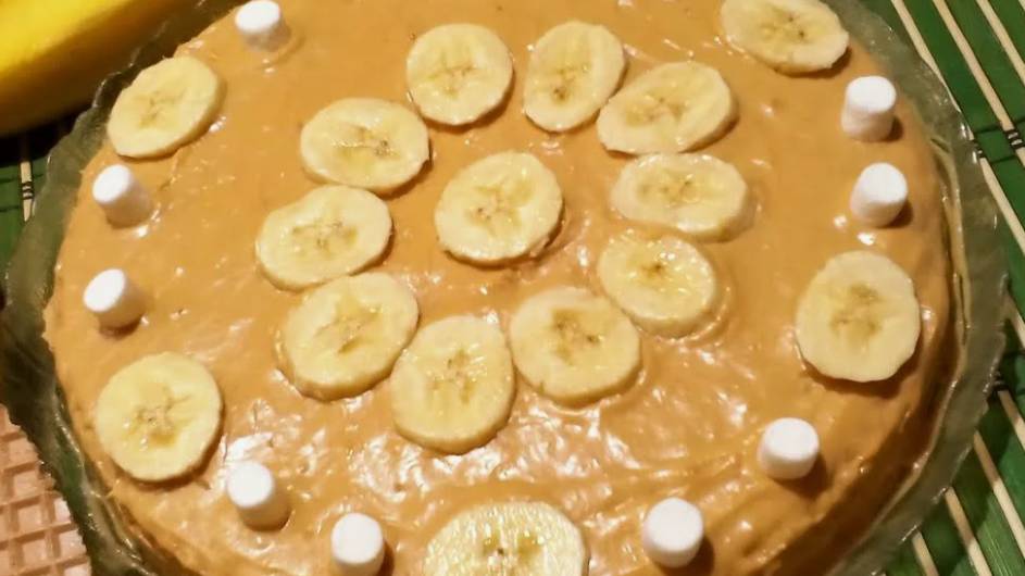 Торт с банановой сгущенкой.