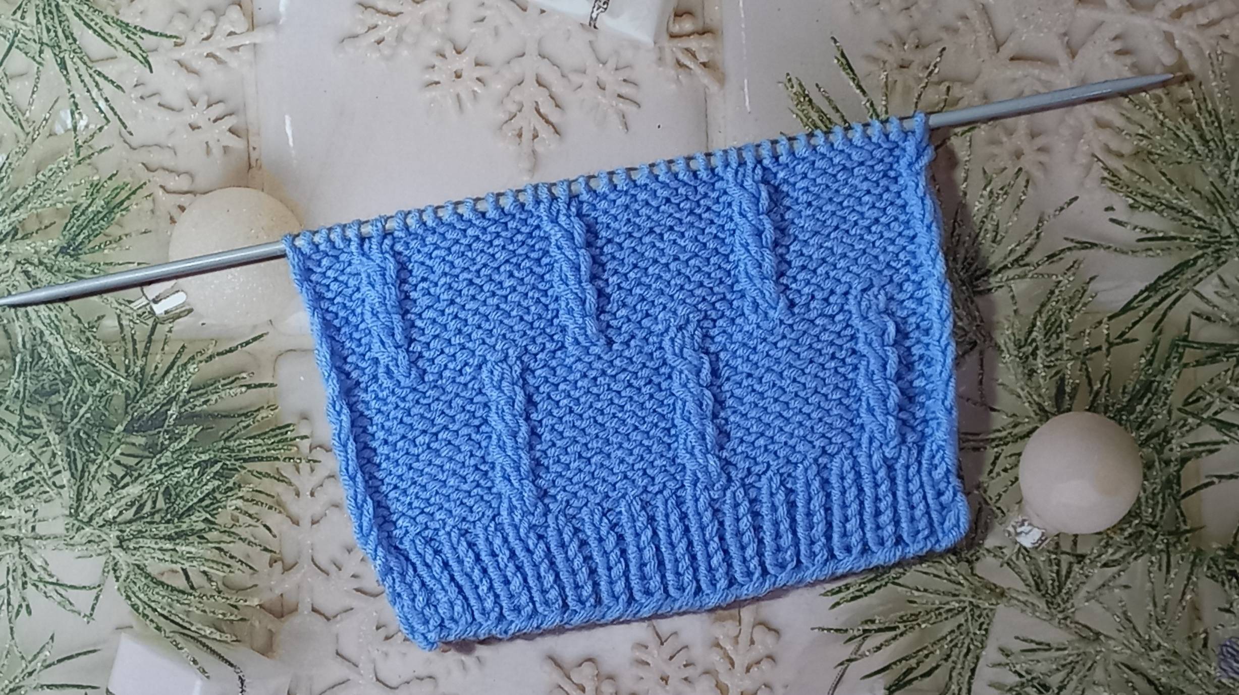 МК Узор спицами