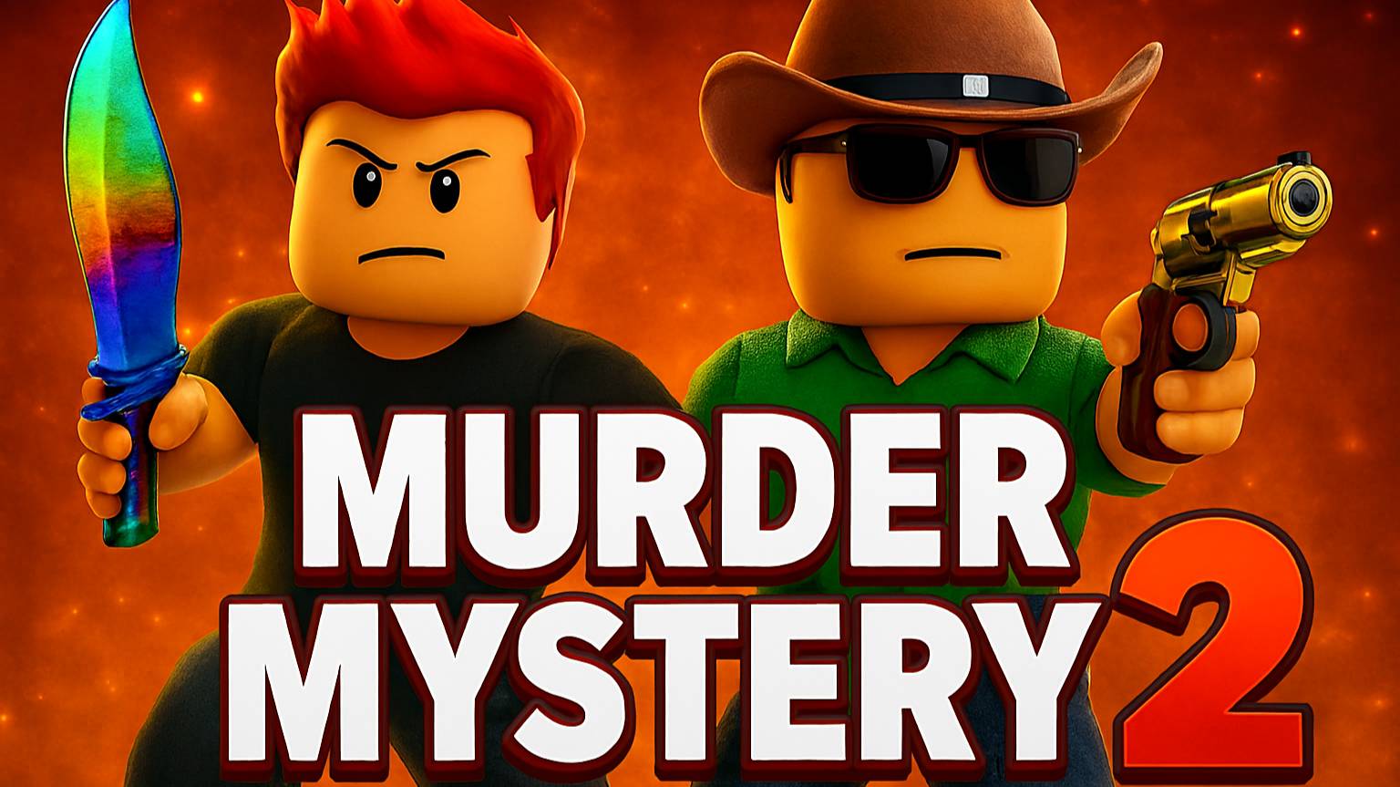 Играю в Murder Mystery 2 в Roblox