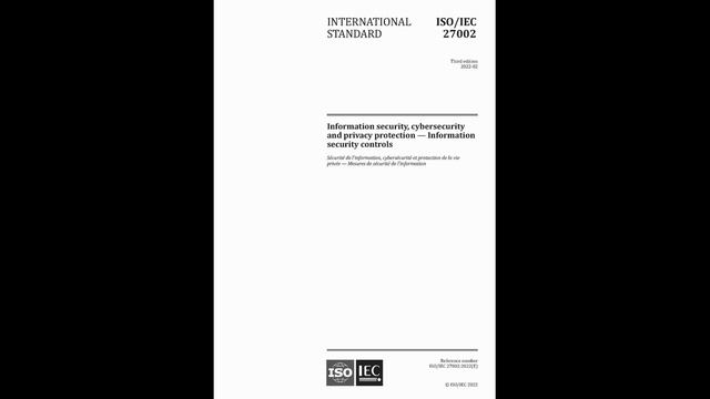 ISO/IEC 27002:2022 Раздел 8