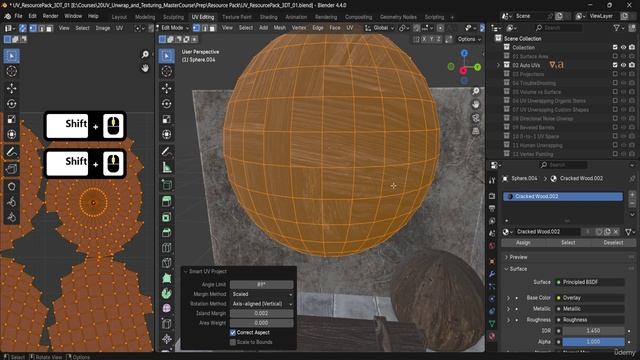 1 -Lesson 6 - Fast UVs with Smart UV Project