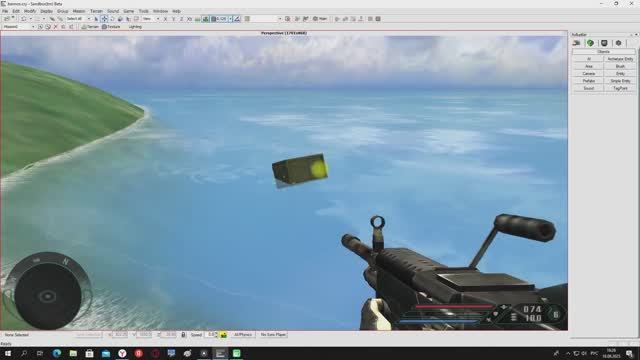 Far Cry map Editor - объекты из вкладок «Brush» и «Simple Entity»
