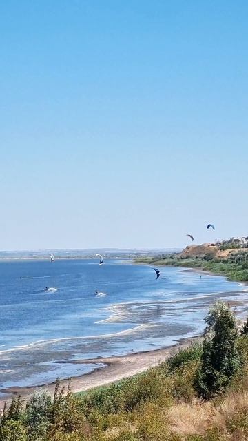 Анапа, Благовещенская - место где люди и ветер не разлей вода. Кайтинг, обучение кайтингу в Анапе.