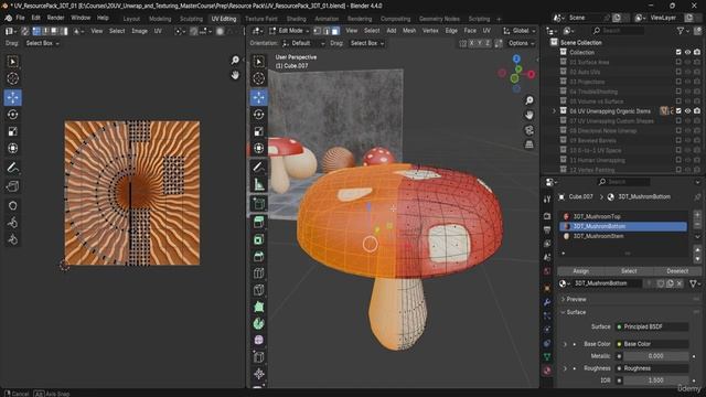 2 -Lesson 19 - Project from View & Seams for Stylized Unwraps