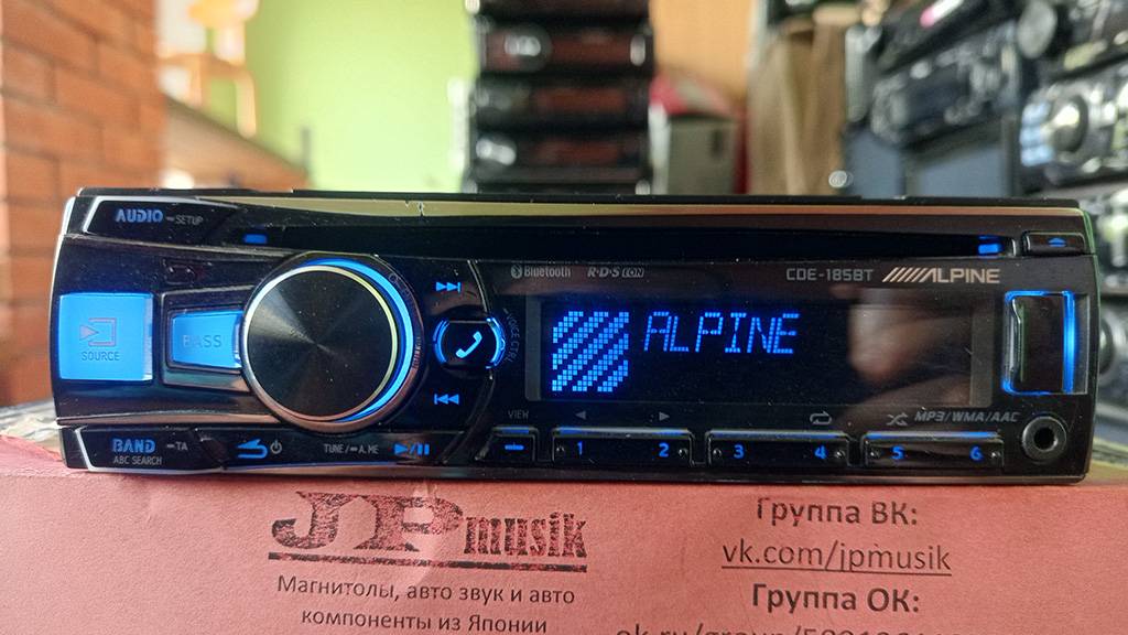 ALPINE CDE-185BT