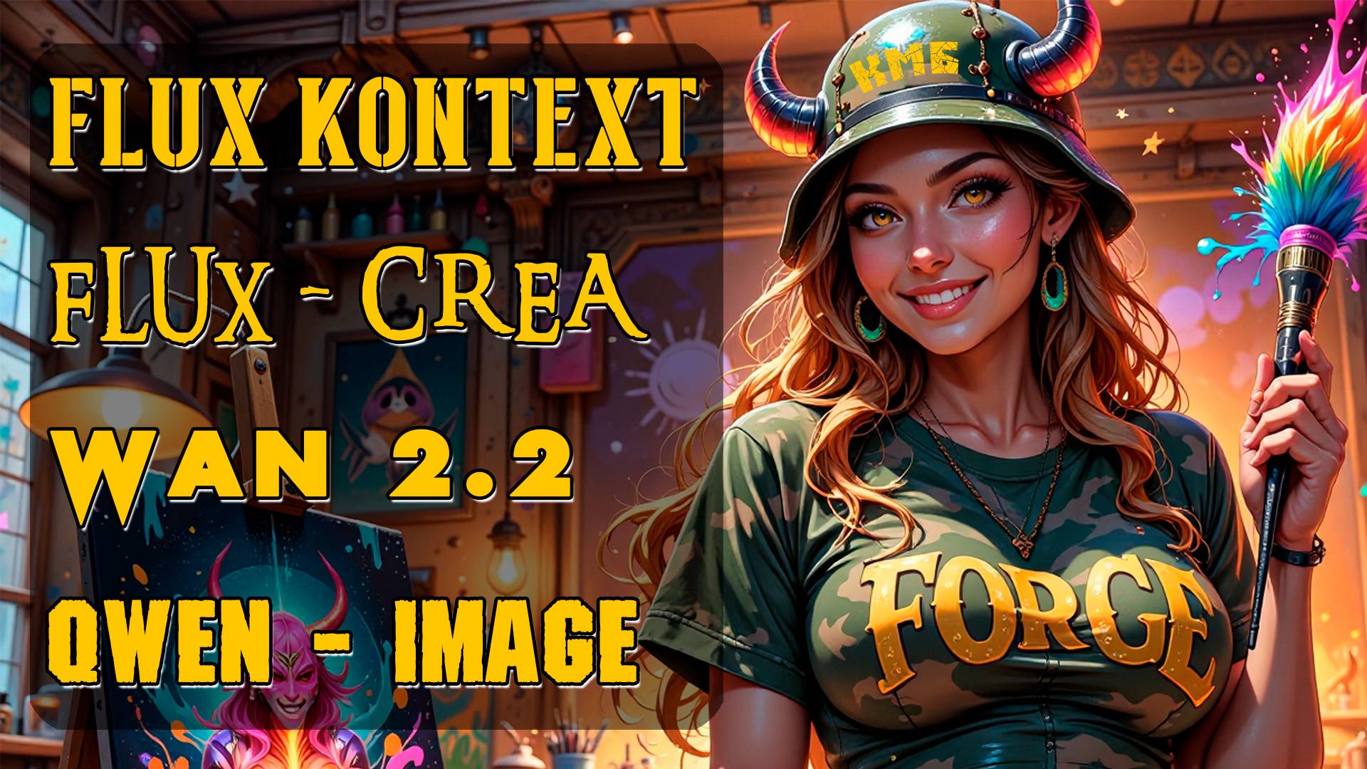 FLUX KONTEX, KREA - FLUX, QWEN - IMAGE, WAN 2.2 разбор нейросетей уходящего лета