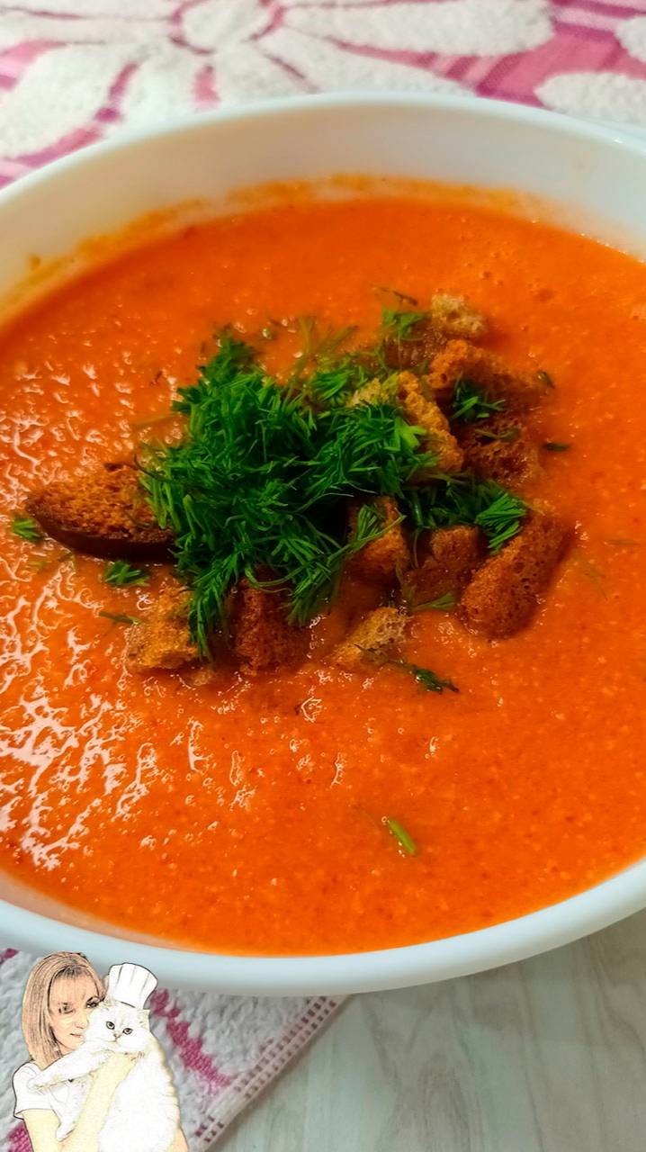 🍅Суп для бедных. Гаспачо