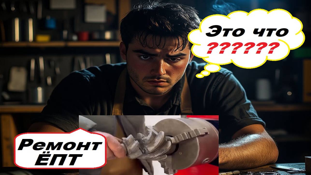 Сомнительный ремонт шестерни. Азиатская гаражная металлообработка.