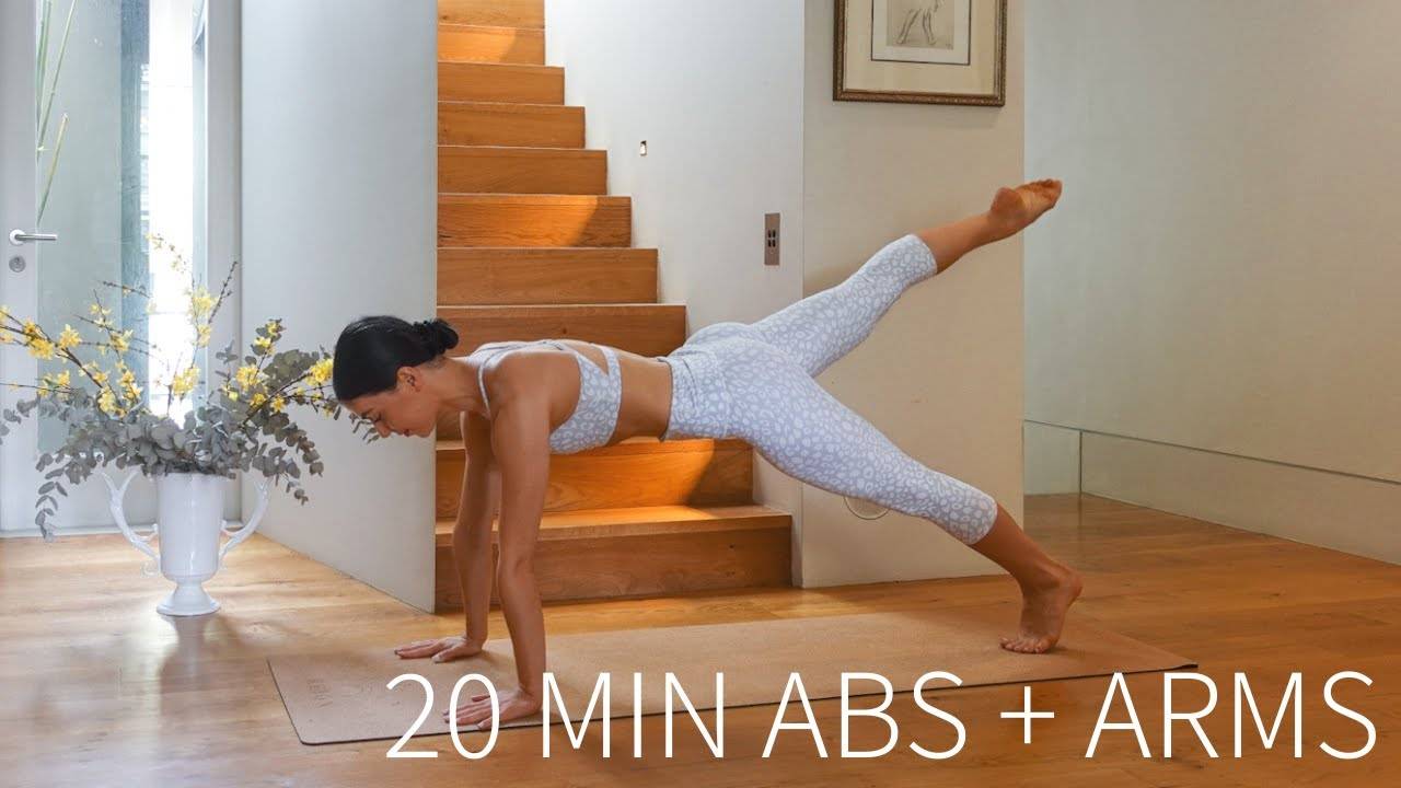 Move with Nicole - 20 MINUTE ABS & ARMS WORKOUT ｜ At-Home Pilates  #StayHome #WithMe