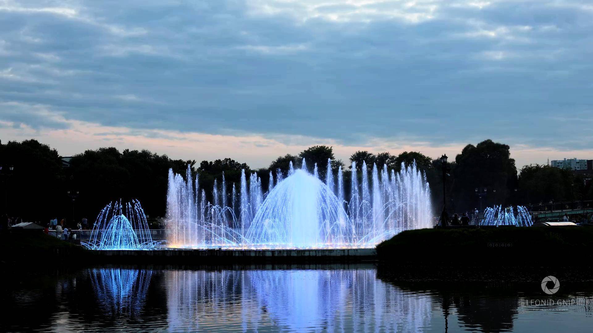Светомузыкальный фонтан в Царицыне