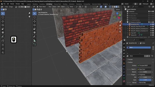 1 -Lesson 17 - Optimize UVs with Modular Wall Reuse
