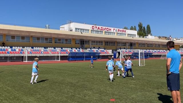 16.08.2025 года. Товарищеская игра. СШ3. ФК Севастопол'17 - ФК Горняк'16. 1 тайм